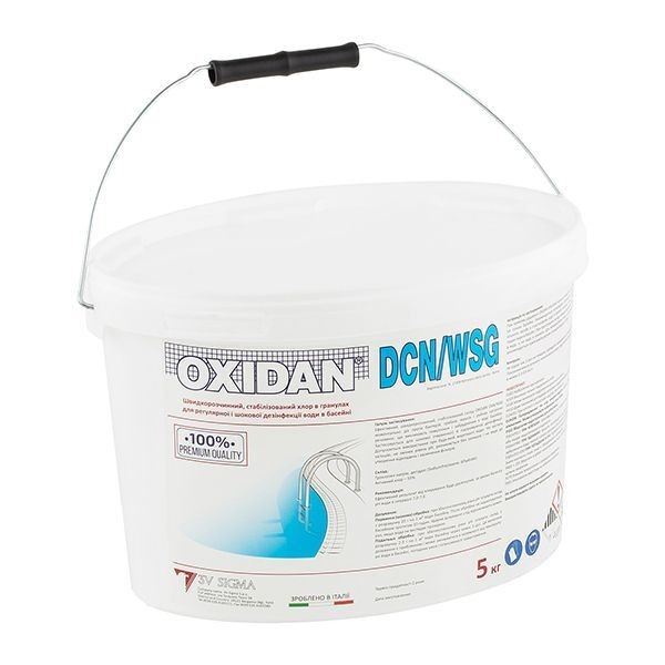 Хлор шок Oxidan DCN/WSG 5 кг за 2 662 руб. только сегодня